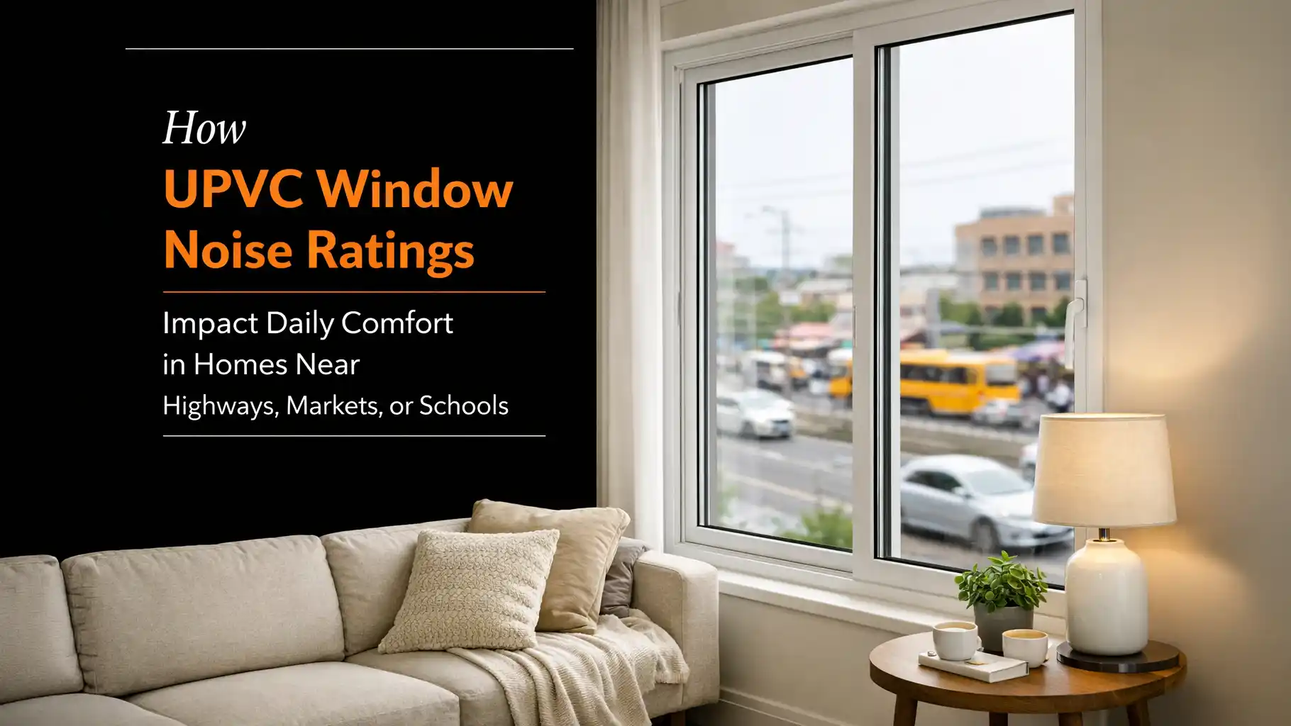 Understanding Noise Ratings in Noiseproof uPVC Windows India